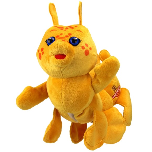 Toys | Vintage Teddy Ruxpin Grubby Hug N Sing Yellow Caterpillar Plush ...